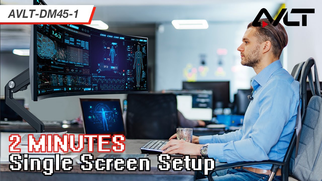 How To Complete A Nice And Clean Single Monitor Setup In 2 Minutes ...