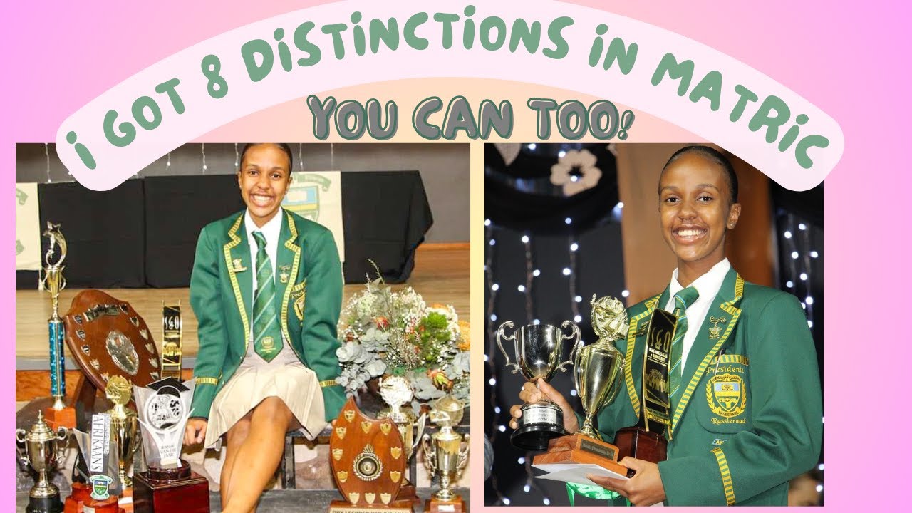 HOW TO GET DISTINCTIONS IN MATRIC! (5 TIPS) - YouTube