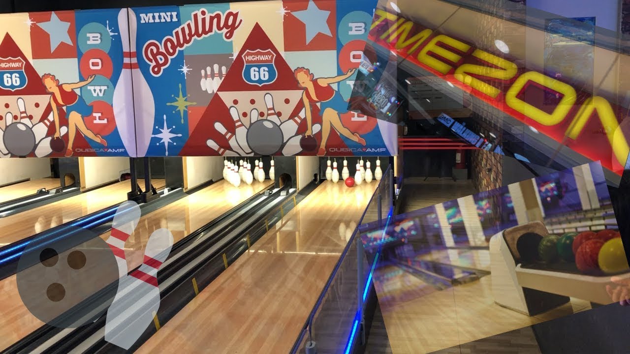 Mini Bowling in Timezone Vertis North - YouTube