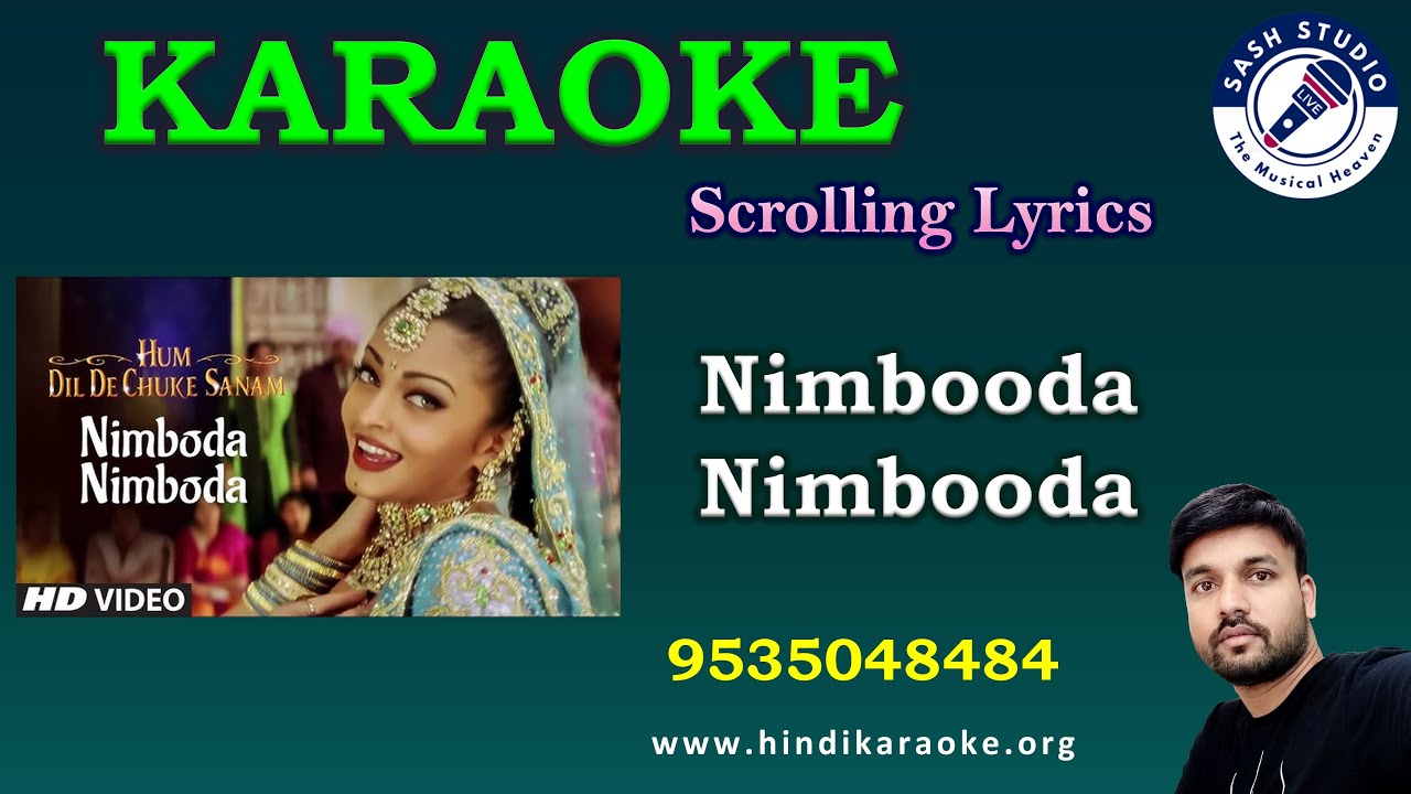 Nimbooda Nimbooda Karaoke with Lyrics - YouTube