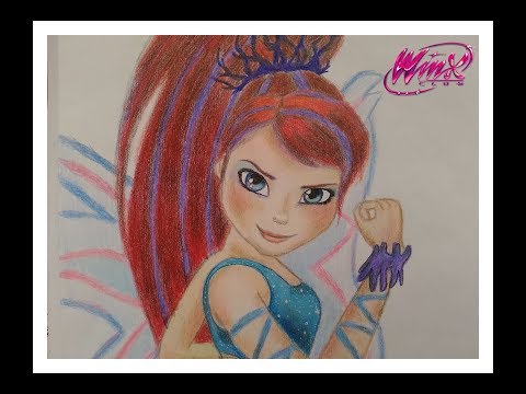 Winx Club Bloom Çizimi 3D /Drawing Winx Club Bloom 3D