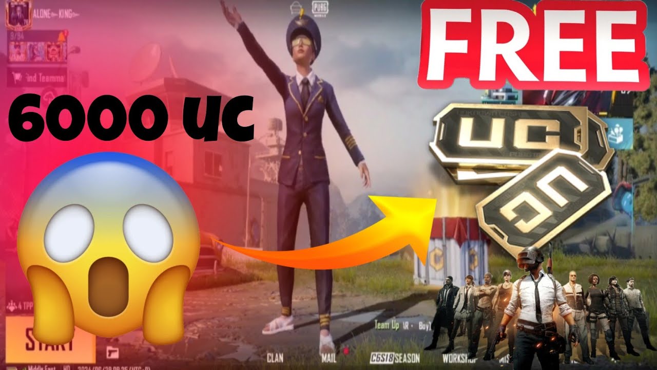 how to collect free uc??😱6000 free uc try your luck😵‍💫A7 royal pass max ...