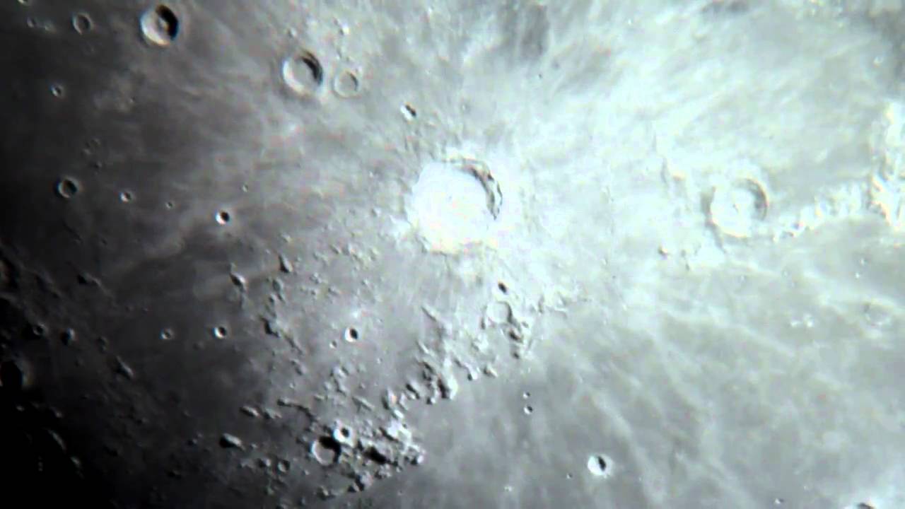 Vídeo da Lua, Cratera Copérnico - YouTube