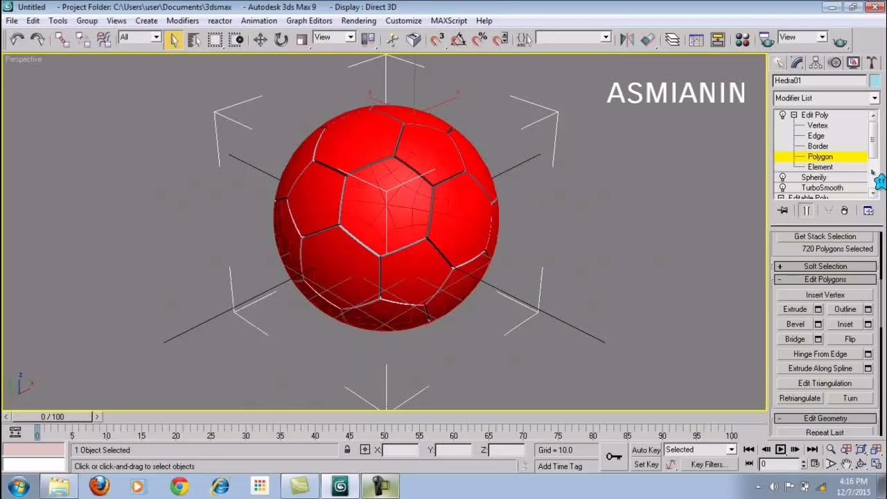 Tutorial Membuat Animasi Bola di 3ds Max - YouTube