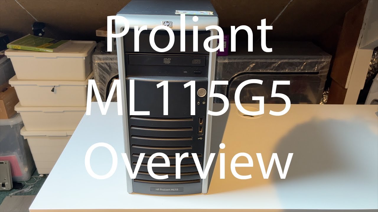 HP ProLiant ML115 G5 - Overview - YouTube