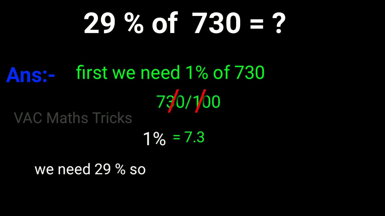 Percentages Calculation within 30 sec // VAC Maths Tricks // Percentage ...