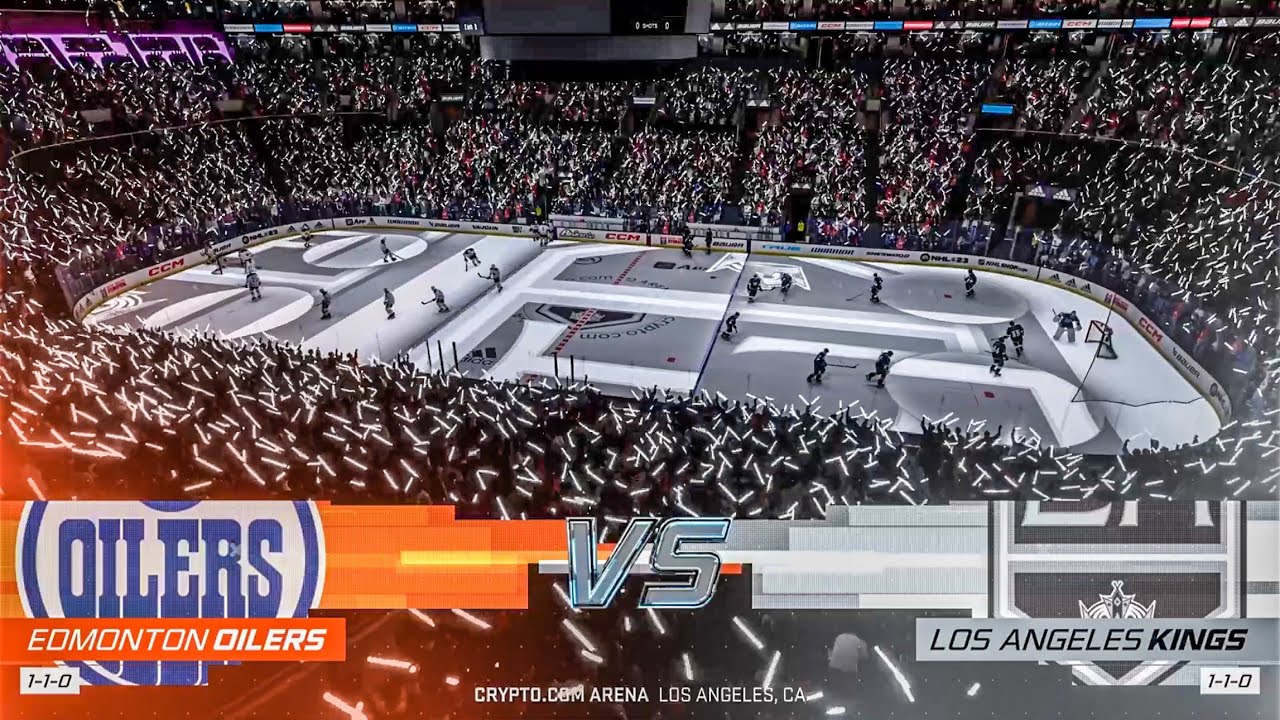 LA Kings vs Edmonton Oilers - Game 3 West 1st Round Stanley Cup ...