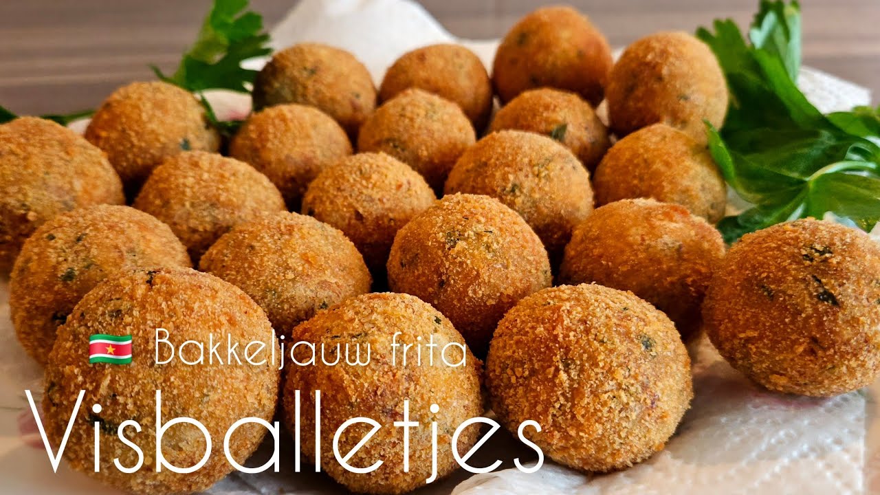 🇸🇷 Surinaamse visballetjes bakkeljauw frita snack maken recept ...