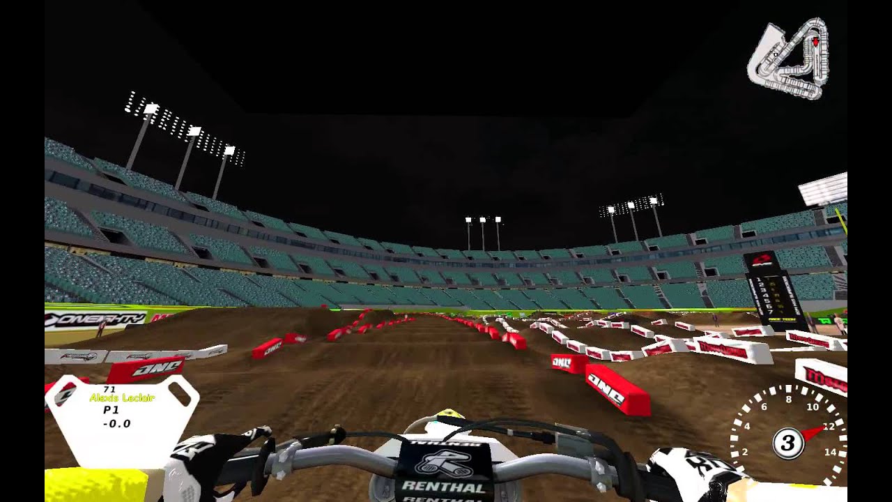 Mx Simulator Training 2014 SX Oakland + Setup used - YouTube