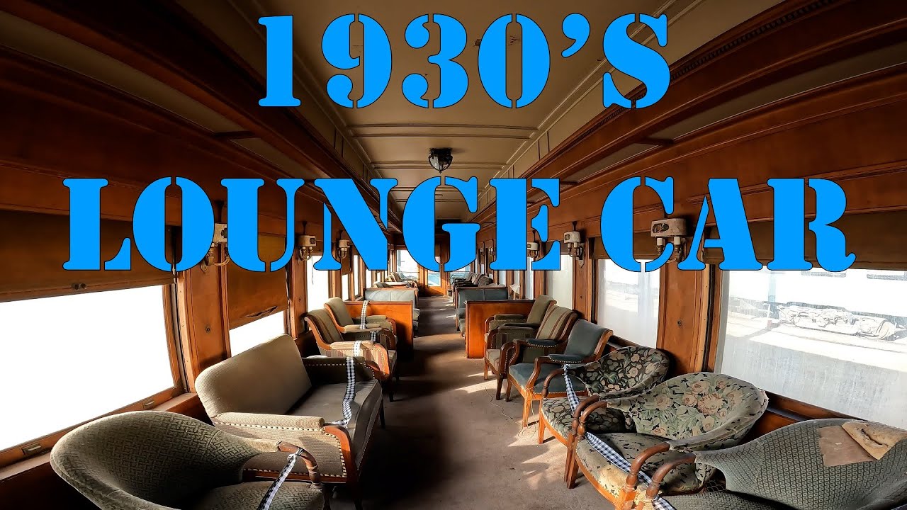 1927 Lounge Car "The Omaha Club" CB&Q Railroad - YouTube
