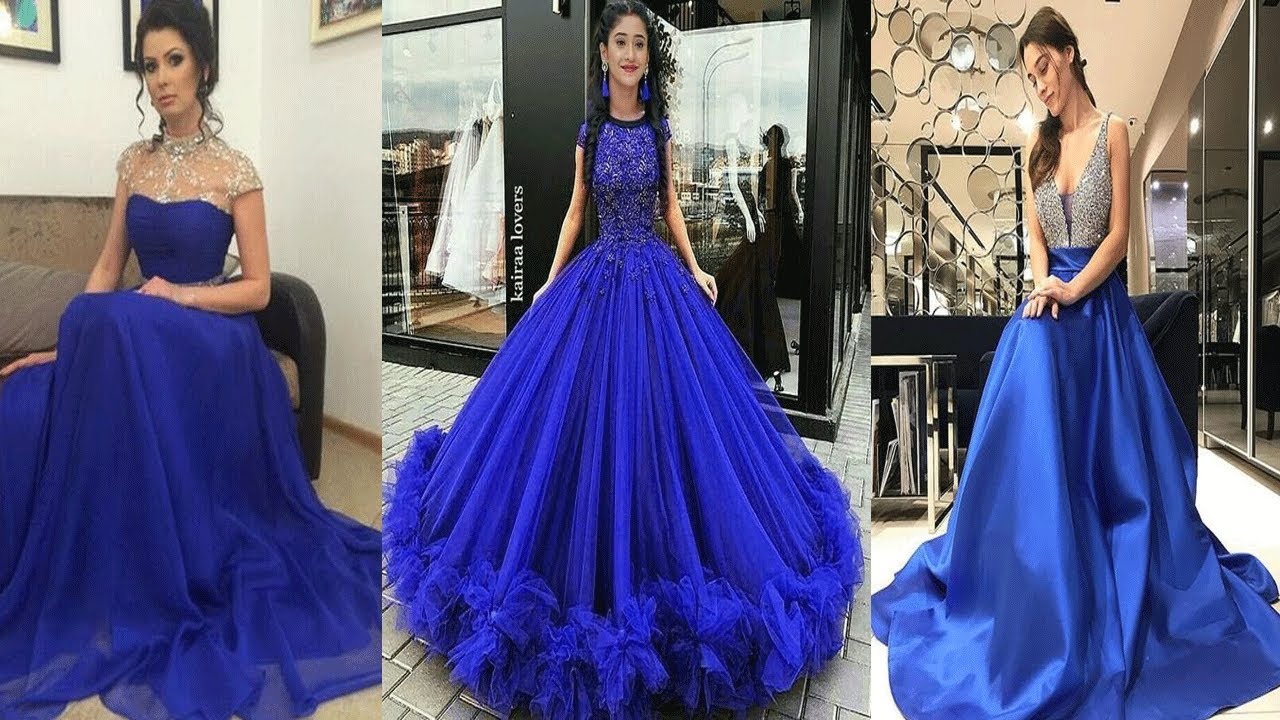 Stylish Royal Blue Evenings Gowns Dresses||Blue Mermaid Gowns||Royal ...