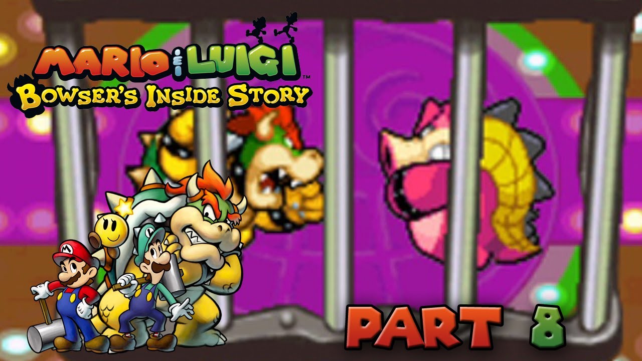 Mario & Luigi: Bowser's Inside Story - Part 8 - Boss Midbus 2nd - YouTube