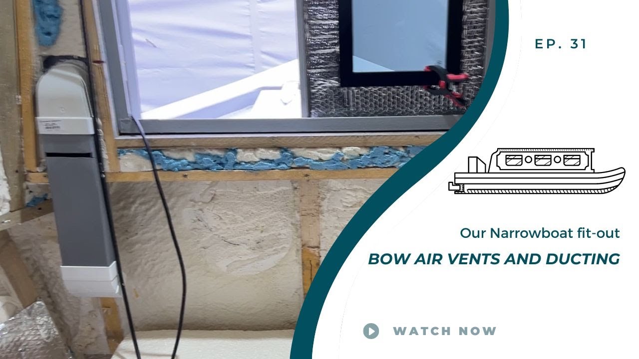 Our Narrowboat Fit-out | Bow Air Vents and Ducting | EP31 - YouTube