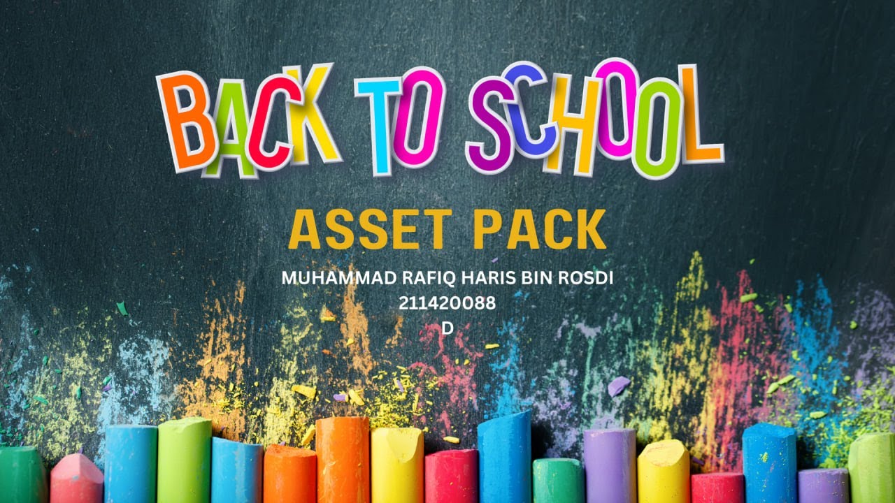 Back to School Asset Pack - YouTube
