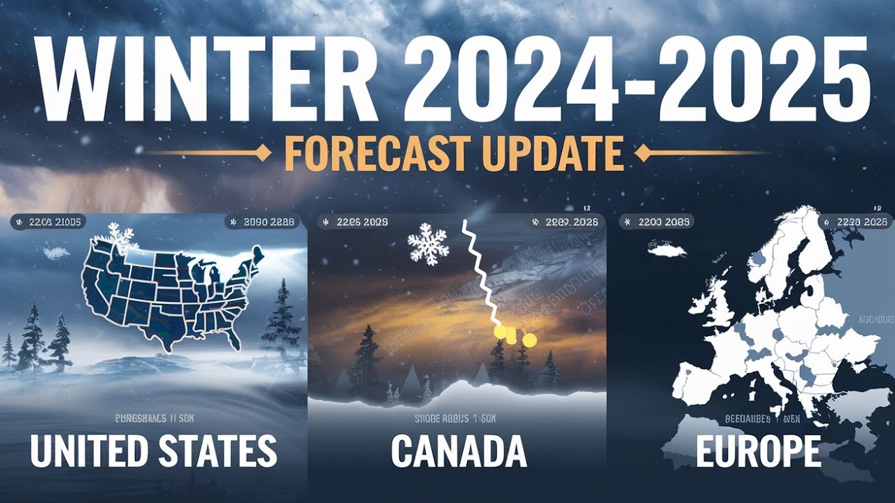 Winter 2024-2025 Forecast Update:United States, Canada, Europe #weather ...