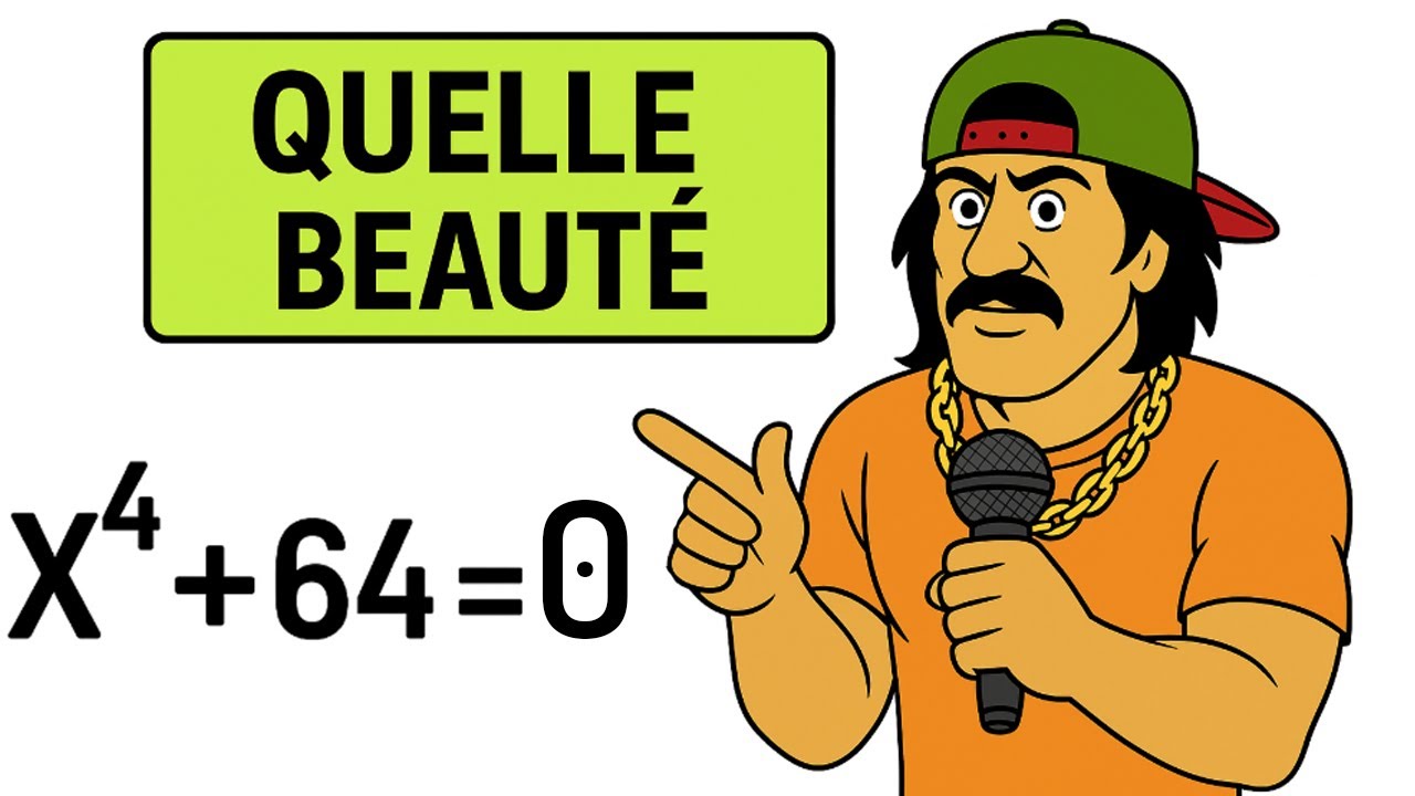 Peux tu trouver les 4 solutions de cette équation complexe ? - YouTube