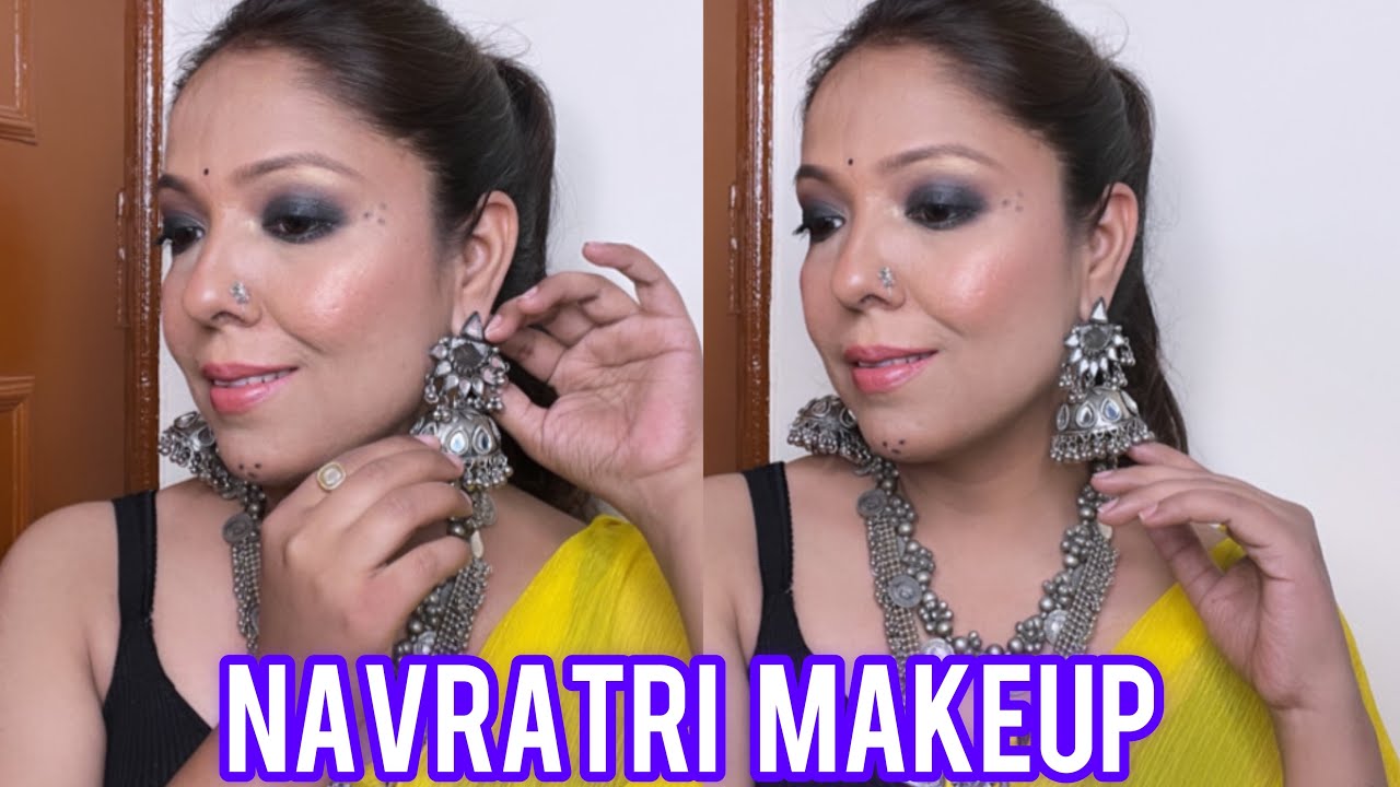 Navratri Makeup Look Glam Party Makeup Tutorial Party Makeup At 0684