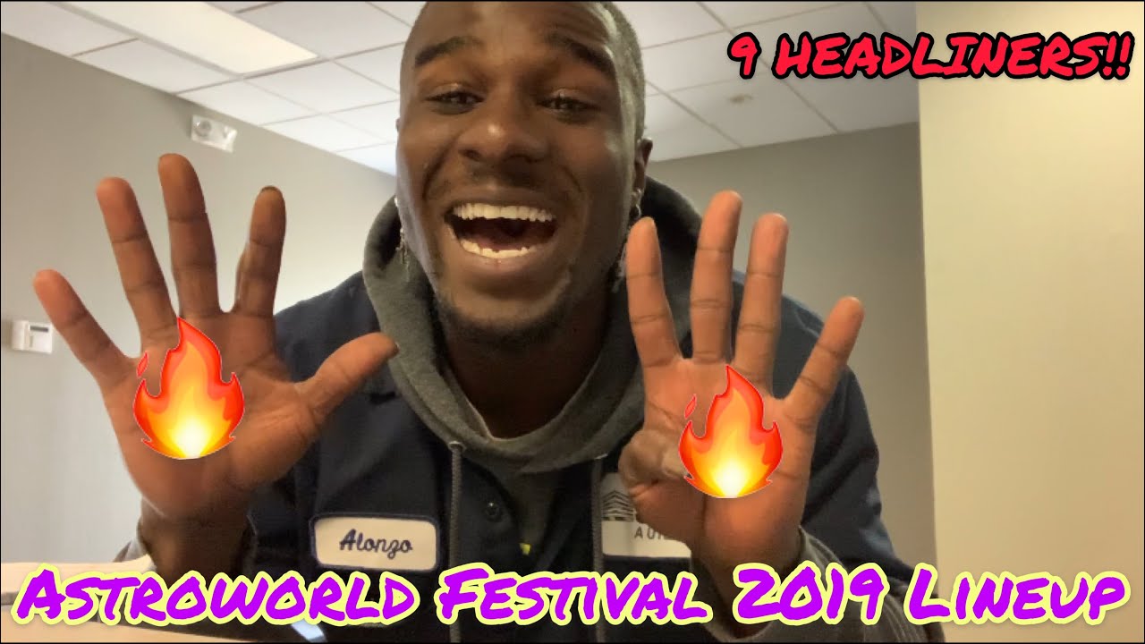 ASTROWORLD FESTIVAL LINEUP 2019!!!! - YouTube