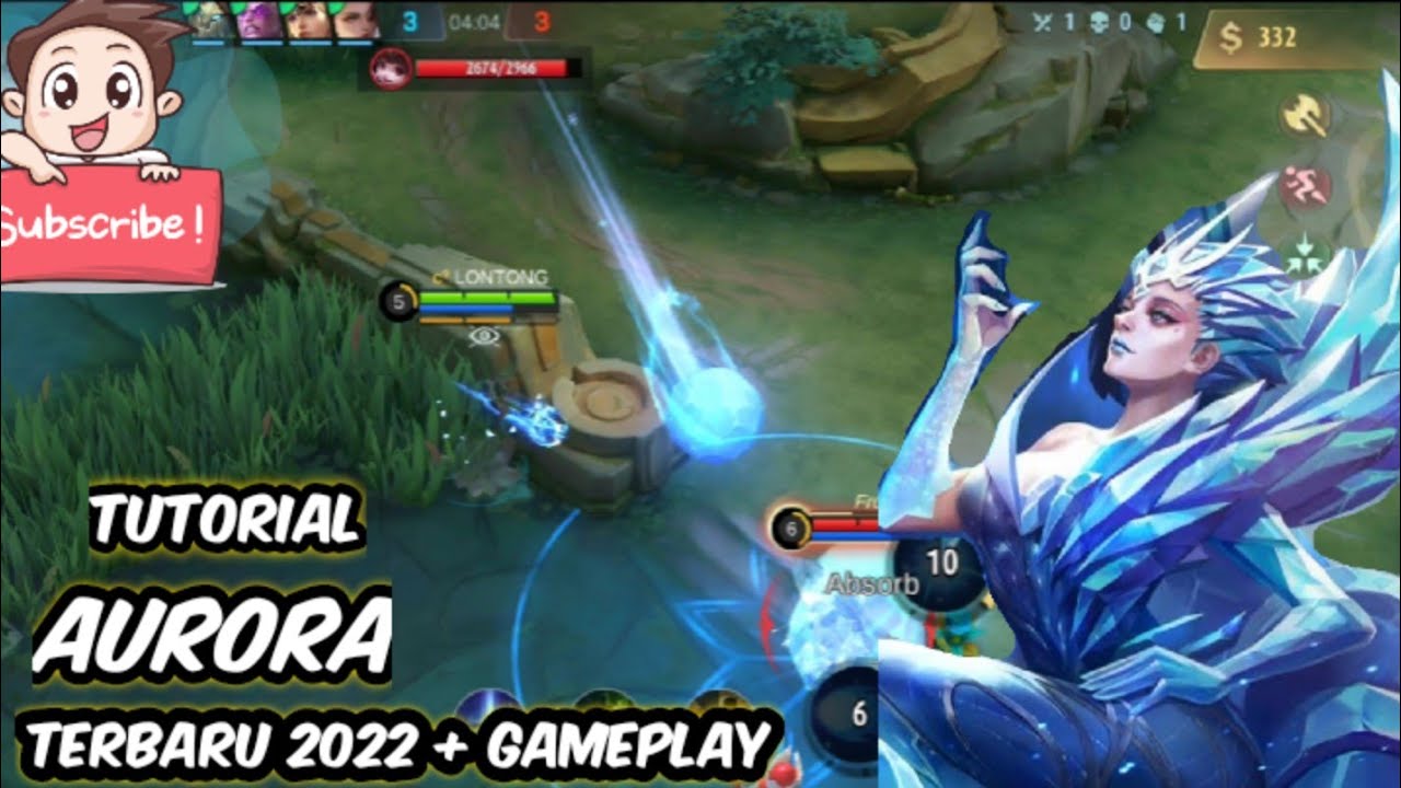 Tutorial cara pakai AURORA 2022 Mobile Legend Indonesia - YouTube
