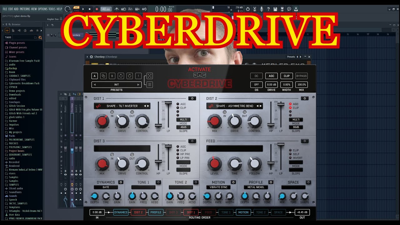 Cyberdrive - a fresh take on modern distortion plugin - YouTube