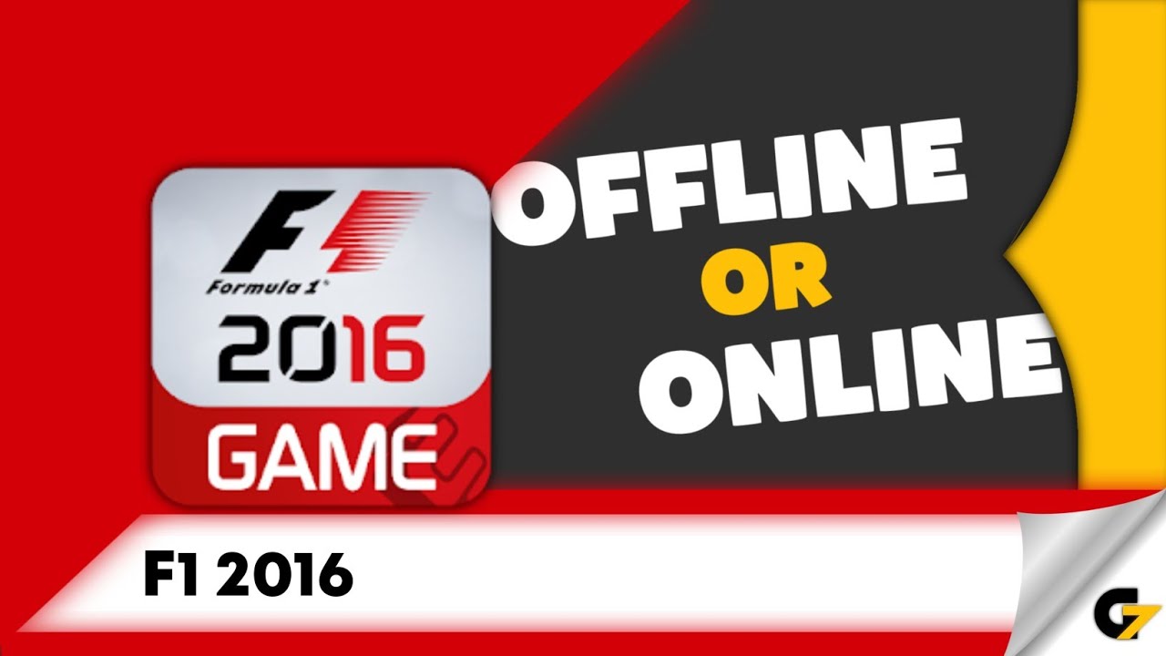 F1 2016 game offline or online ? - YouTube