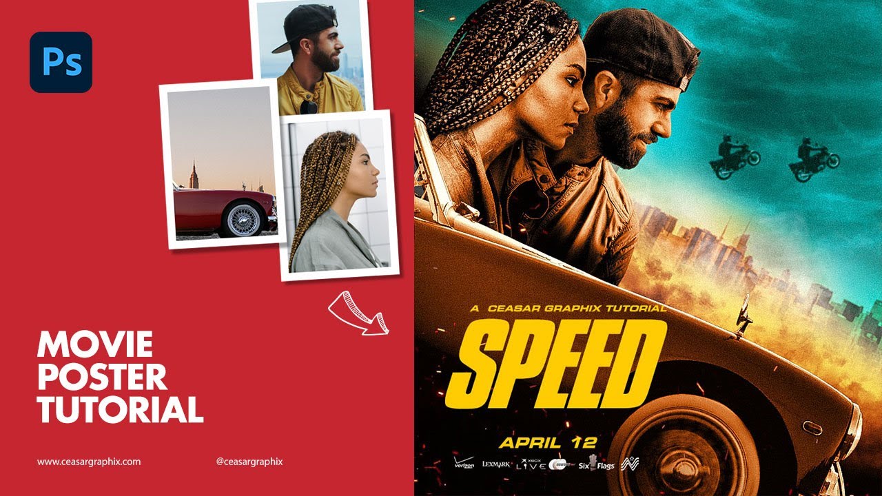 Pro Photoshop Movie Poster Tutorial 👍 - YouTube