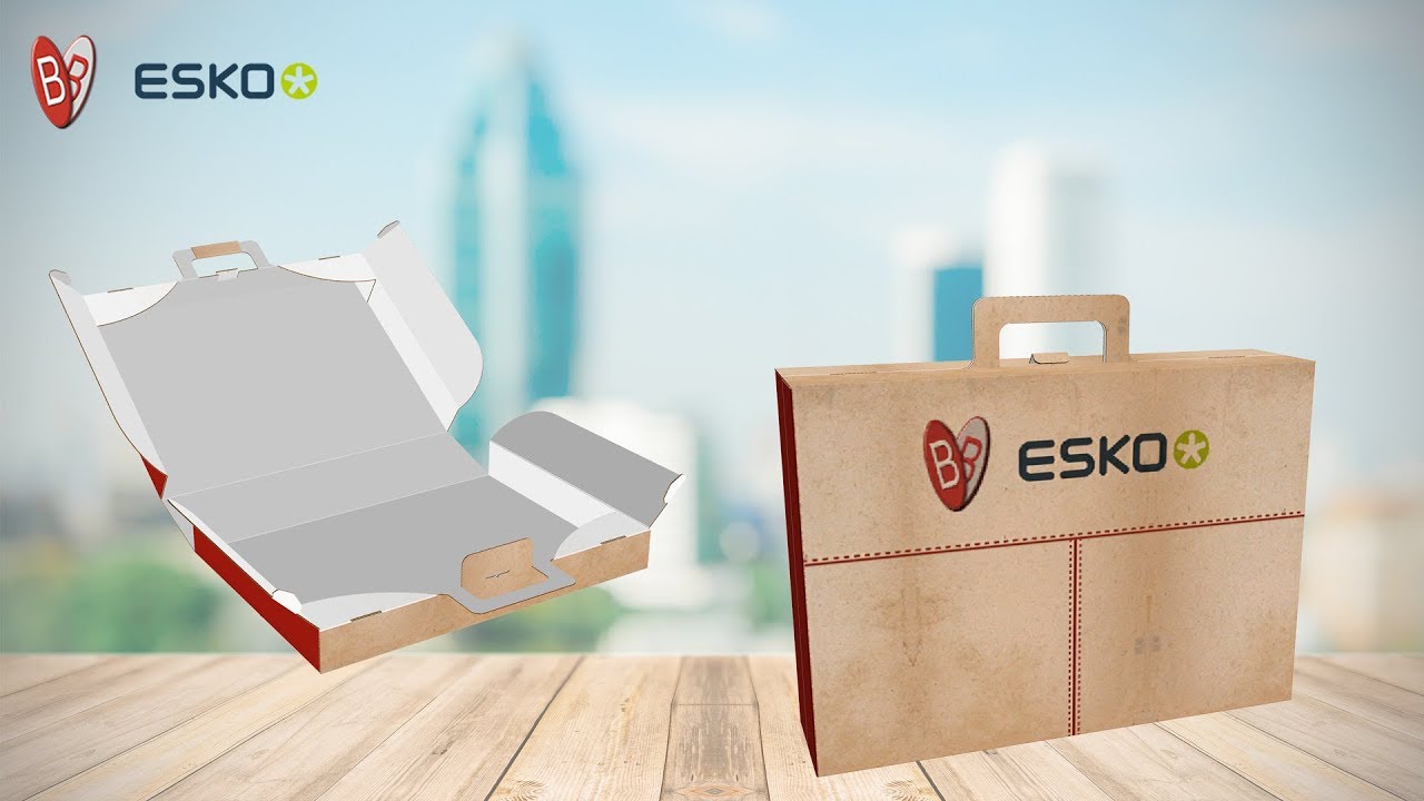 Cardboard Briefcase - YouTube