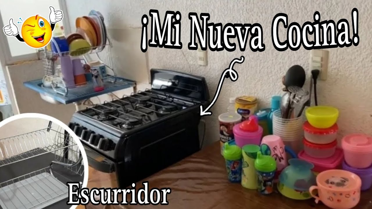 GRAN CAMBIO TOTAL EN MI COCINA HUMILDE / INSTALACIÓN DE ESTUFA NUEVA ...