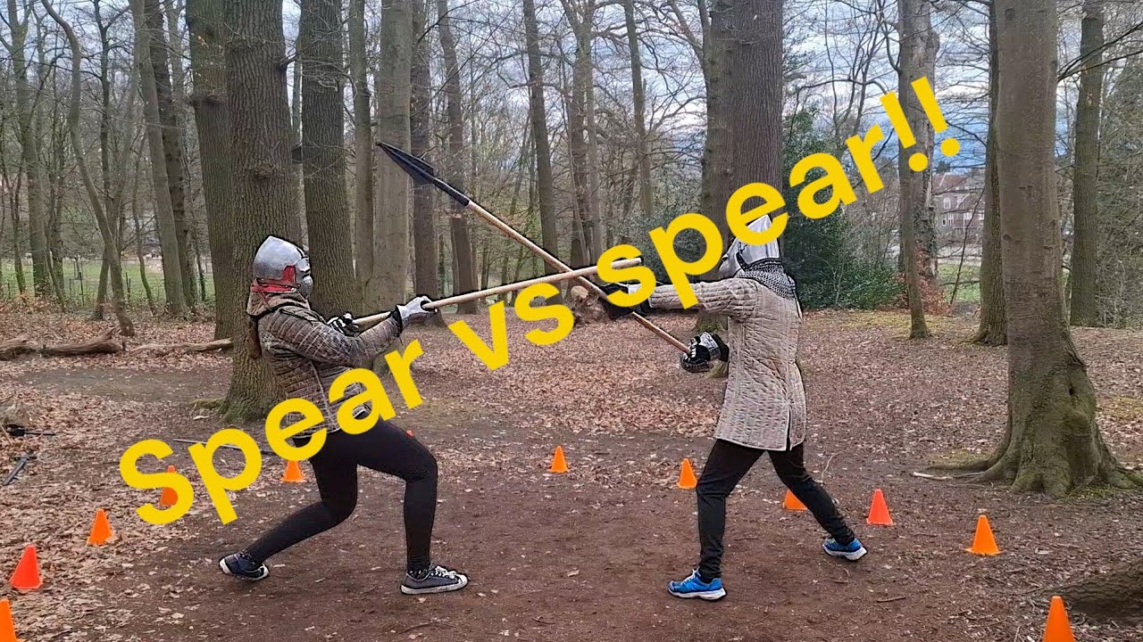 Spear VS spear | HEMA student first SPARRING - YouTube