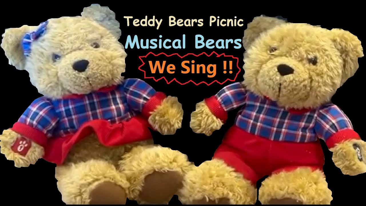 Teddy Bears Picnic Song Duo Musical Singing Teddy’s by Peterkin Toys ...