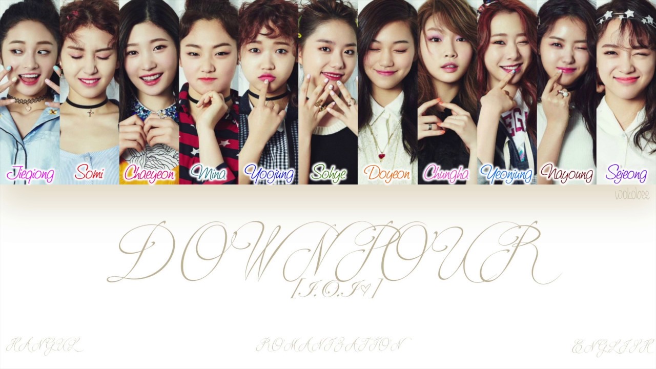 [HAN|ROM|ENG] I.O.I (아이오아이) - DOWNPOUR (소나기) (Color Coded Lyrics) - YouTube