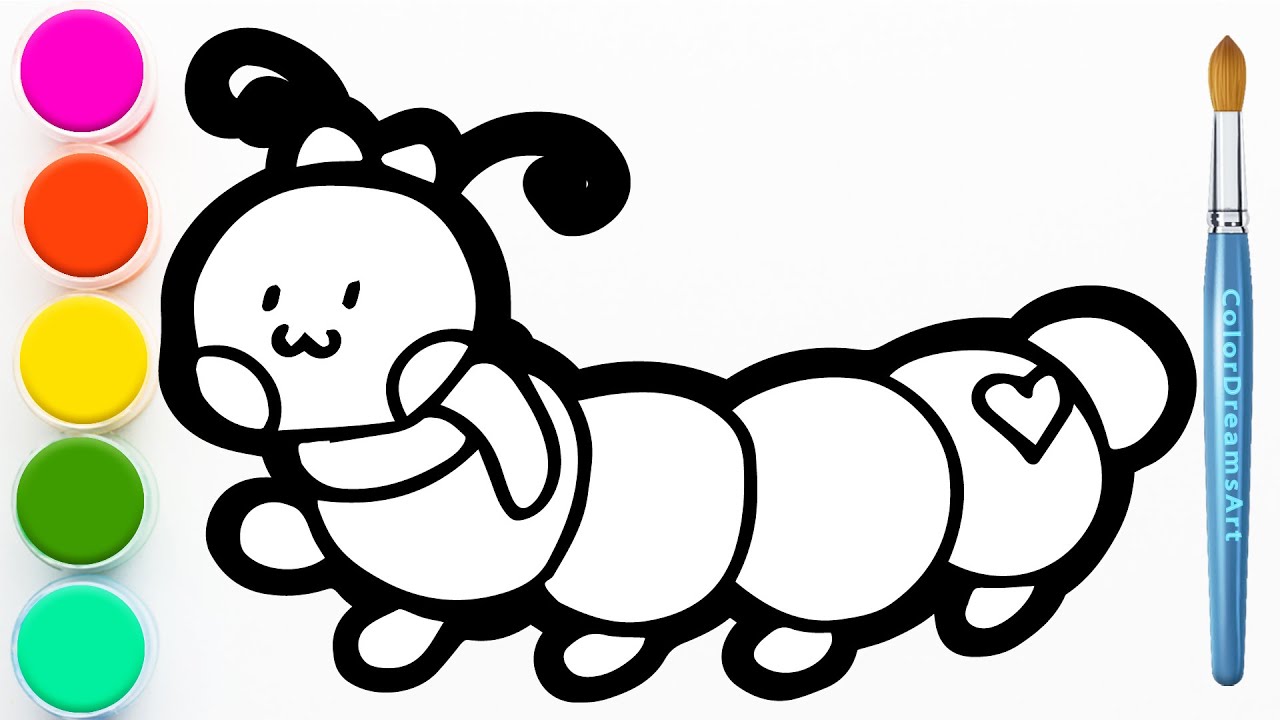 How to Draw a Worm | Step by Step - YouTube