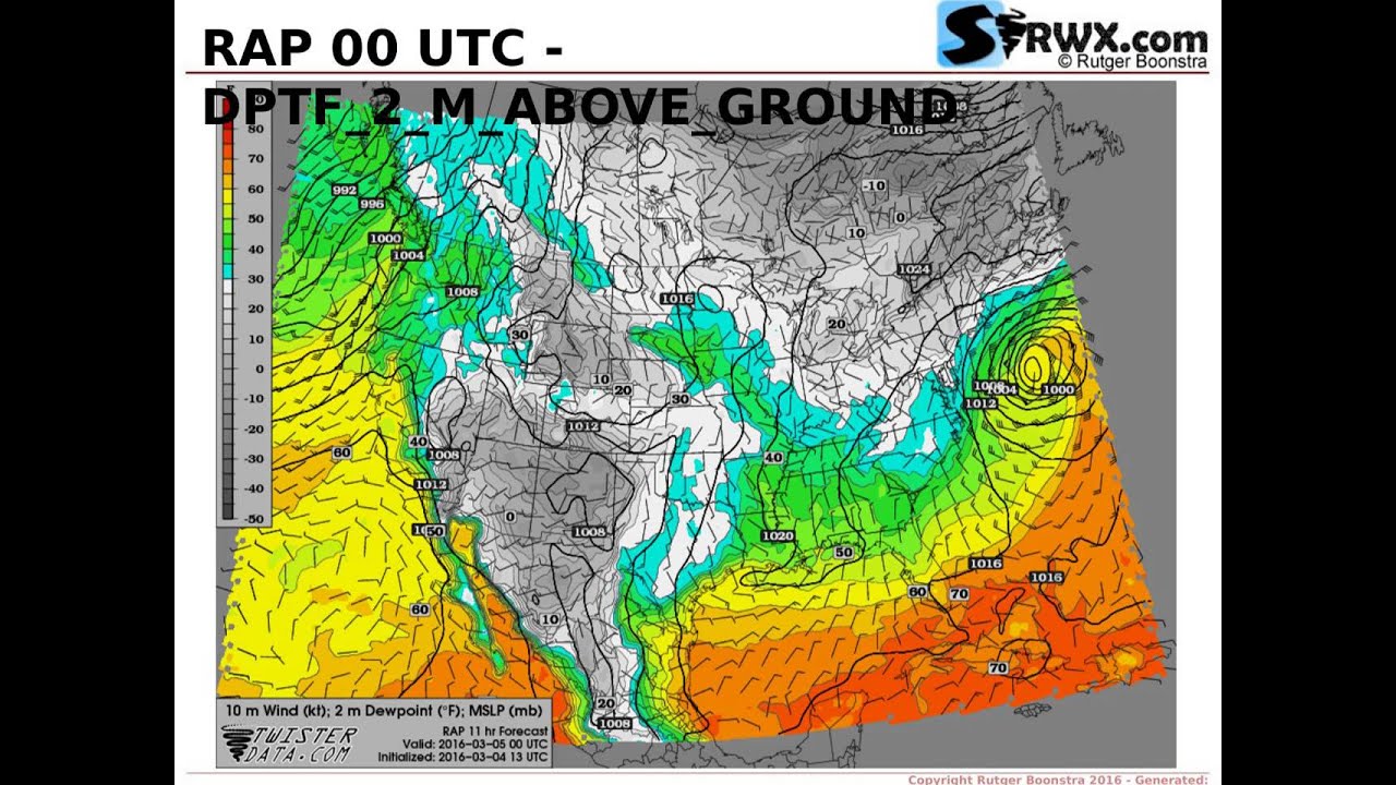 Severe Weather Maps for March 04, 2016 (Fri) - SPC Risk: NO SVR TSTMS ...