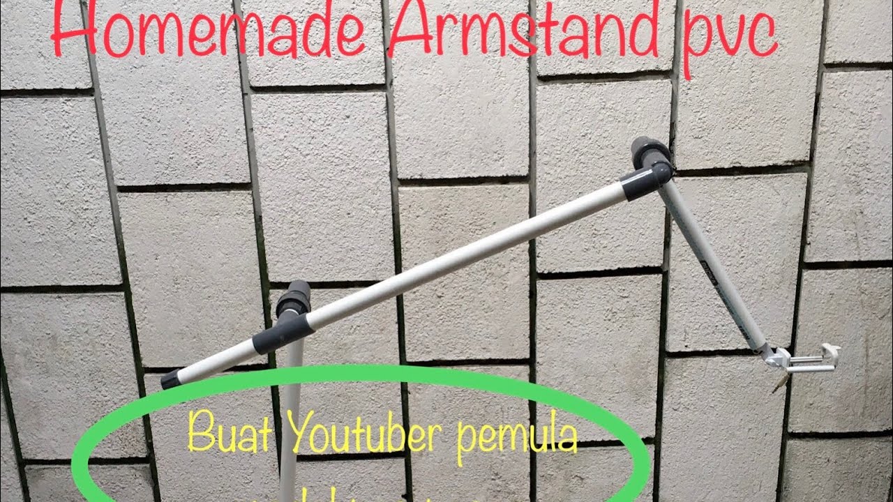DIY Arm Stand For Phone || PVC Pipe arm stand - YouTube