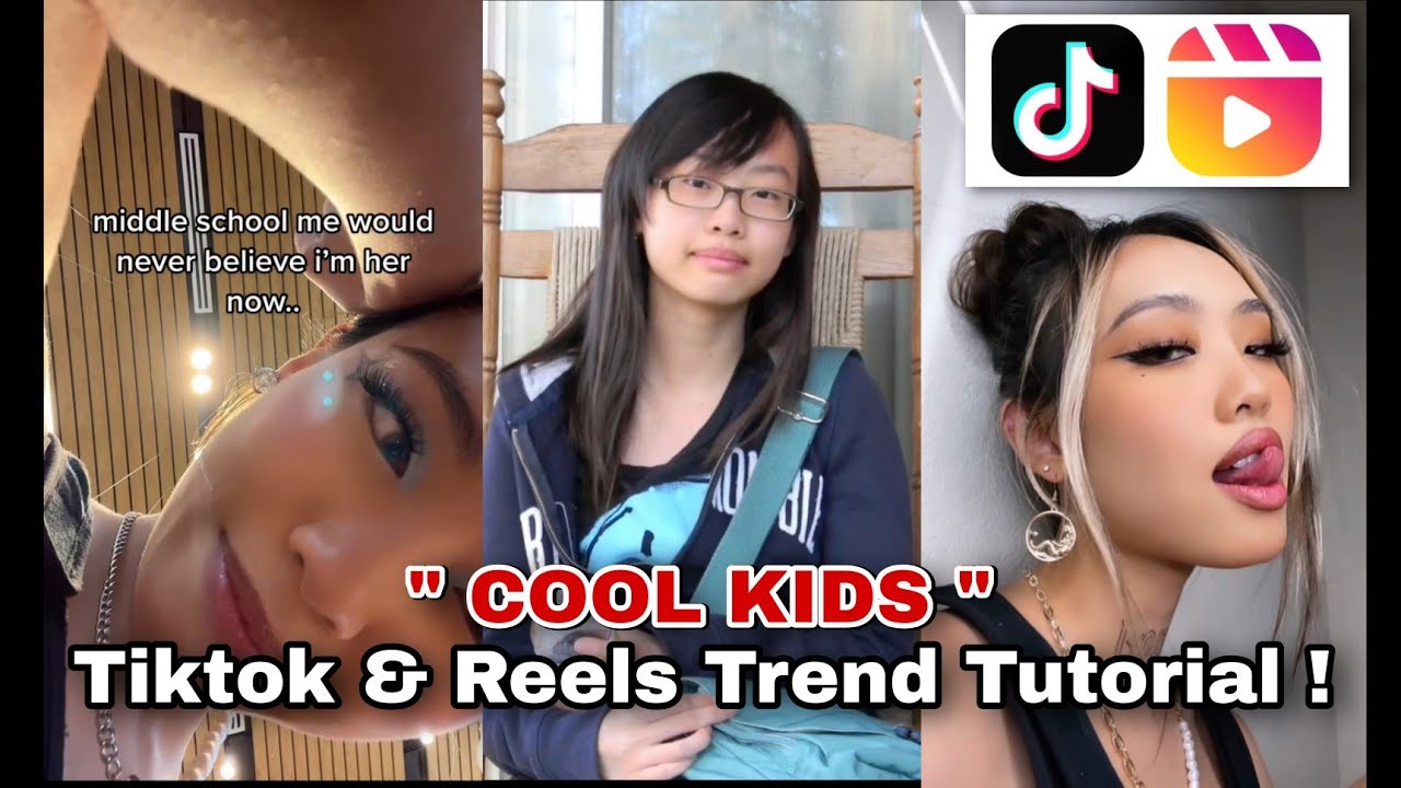 Cool kids tiktok & Reels trend tutorial | I wish i could be like the ...