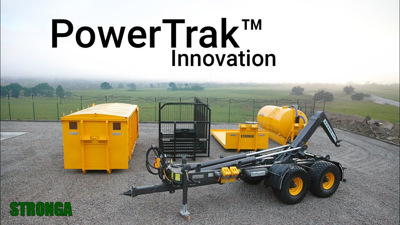 Stronga HookLoada Anhänger mit PowerTrak™ Antriebsachse - YouTube