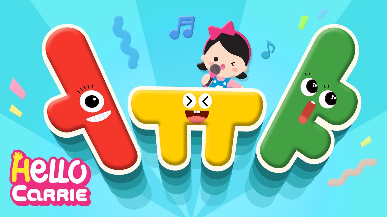 Sing Hangul l Vowel version l Korean Alphabet Song - YouTube