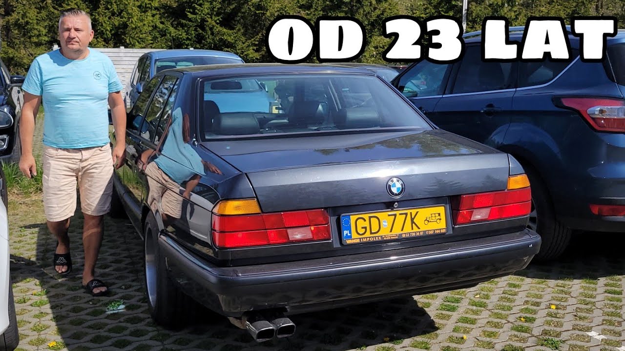 23 lata w domu - BMW e32 750 V12 - YouTube