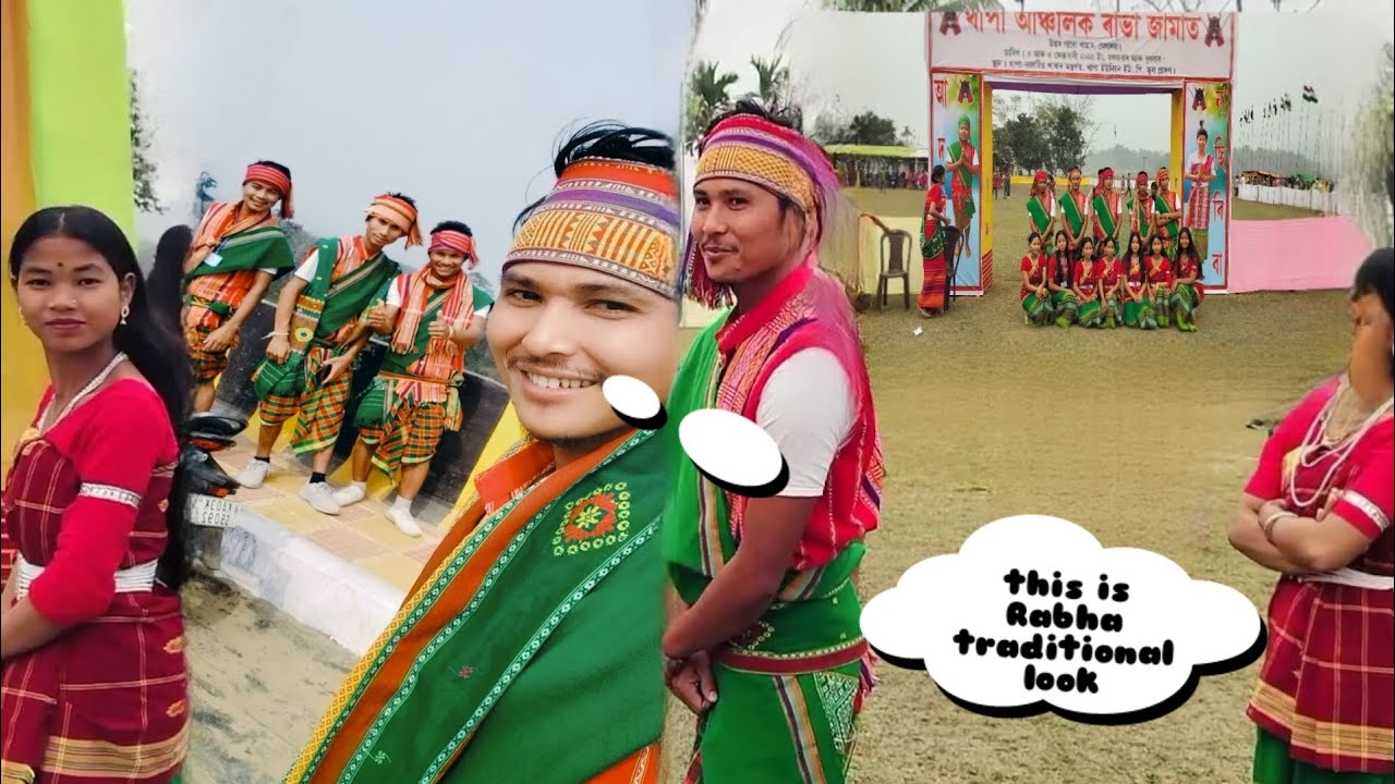 Rabha traditional look and dance//like share and subscribe, ARP vlogs ...