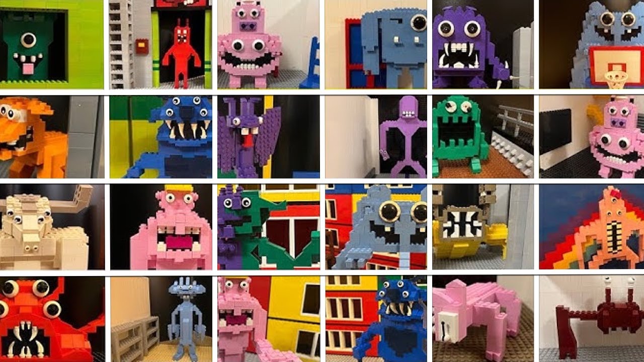 LEGO Garten of Banban 1, 2, 3, 4, 5 & 6 Compilation! - YouTube