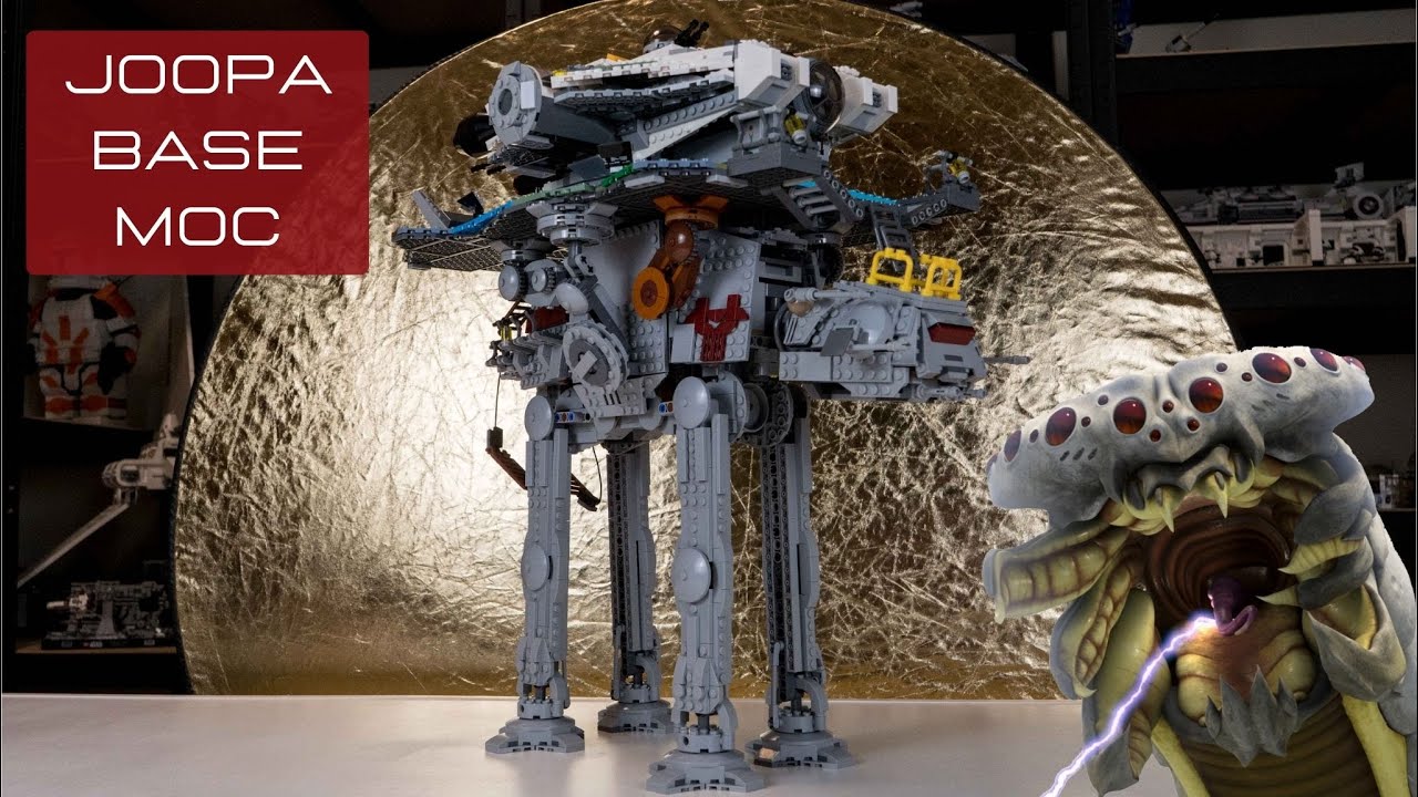 Magas, színes és két klón otthona? (Lego Joopa Base MOC bemutató) - YouTube