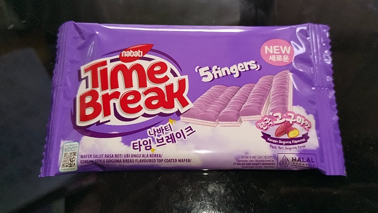 Review Produk #2694 : Nabati Time Break Korean Goguma Flavoured - YouTube