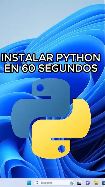 Aprende a Descargar e Instalar Python ¡en solo 60 segundos! 🐍💻 - YouTube