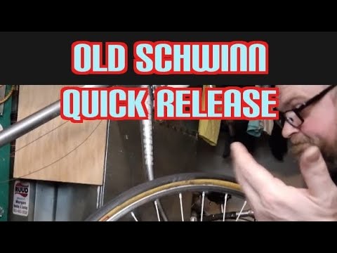 how do they even?!? old Schwinn quick release explained! - YouTube