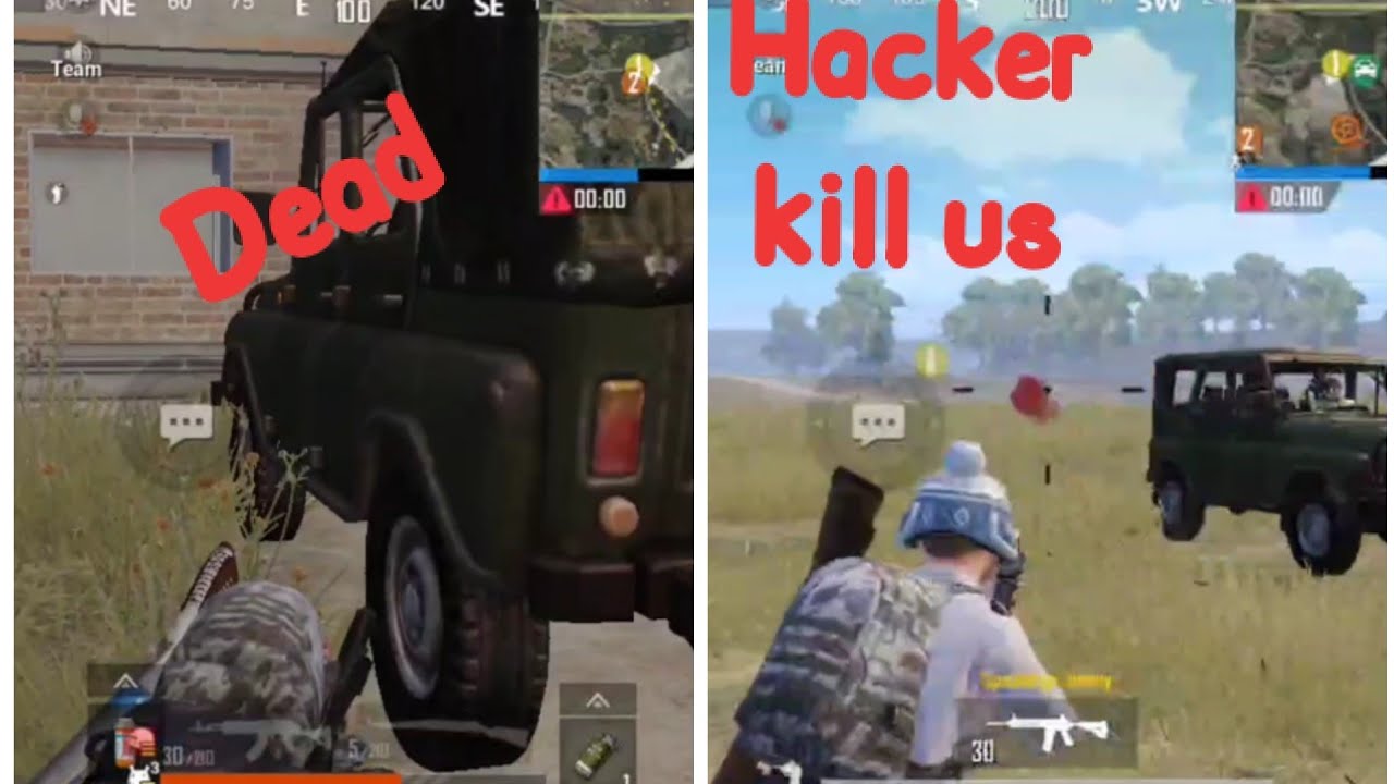 Hacker in pubg mobile - YouTube