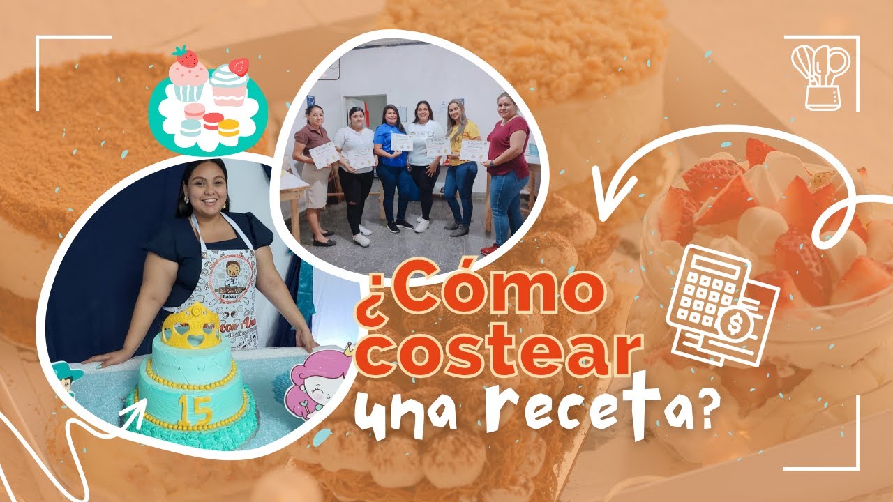 ¿Cómo costeo una receta? - Plantillas fáciles para descargar - YouTube