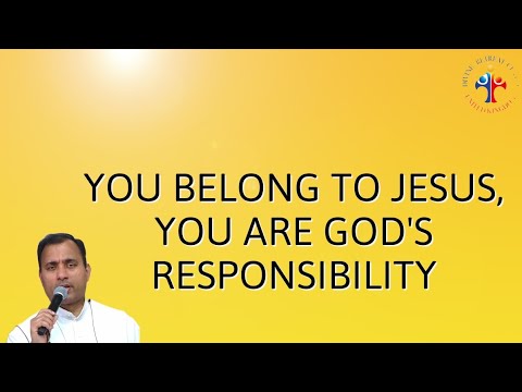 You belong to Jesus, you are God's responsibility - Fr Joseph Edattu VC ...