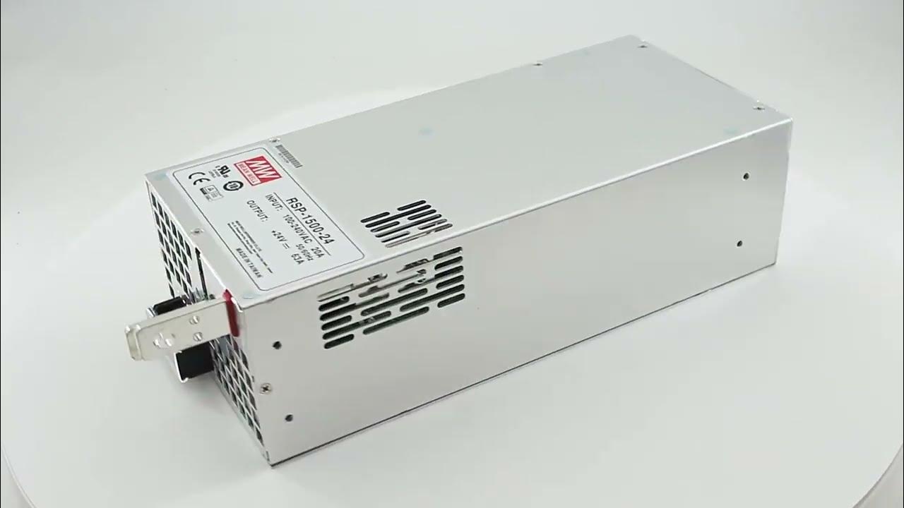 power supply Mean Well RSP-1500-24 24V 63A 1512W - YouTube