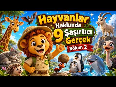 Hayvanlar Hakkında 9 Şaşırtıcı Gerçek! 🦁 (Bölüm 2)