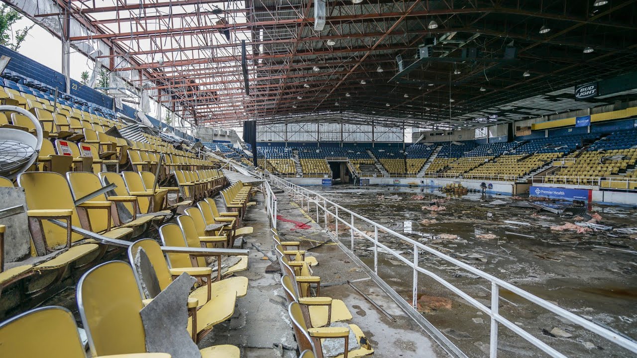 Exploring the Abandoned Hara Arena - Ripped apart from Tornado - YouTube
